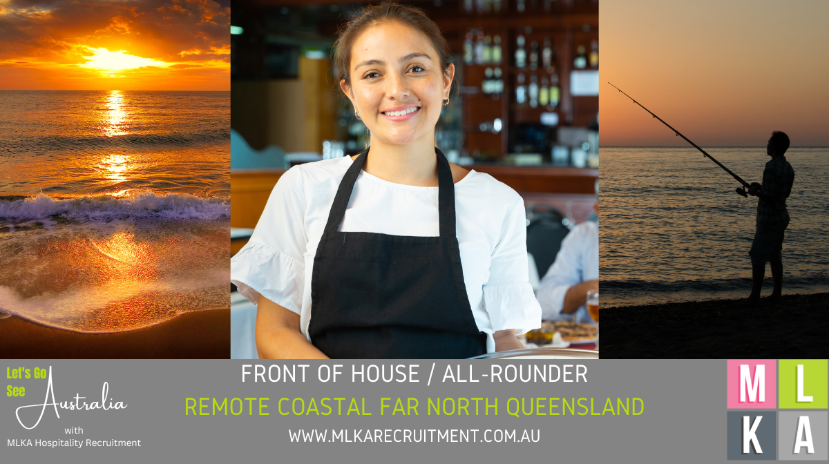 🌴 Front of House / All-Rounder Couple-Remote Coastal Queensland ...
